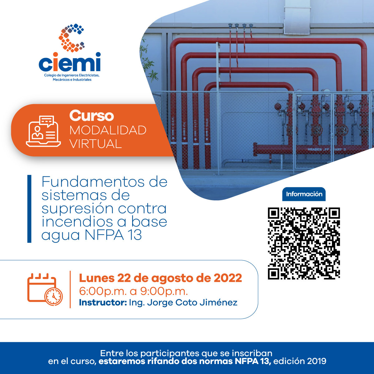 INICIO Curso Fundamentos de sistemas de supresión contra incendios a ...