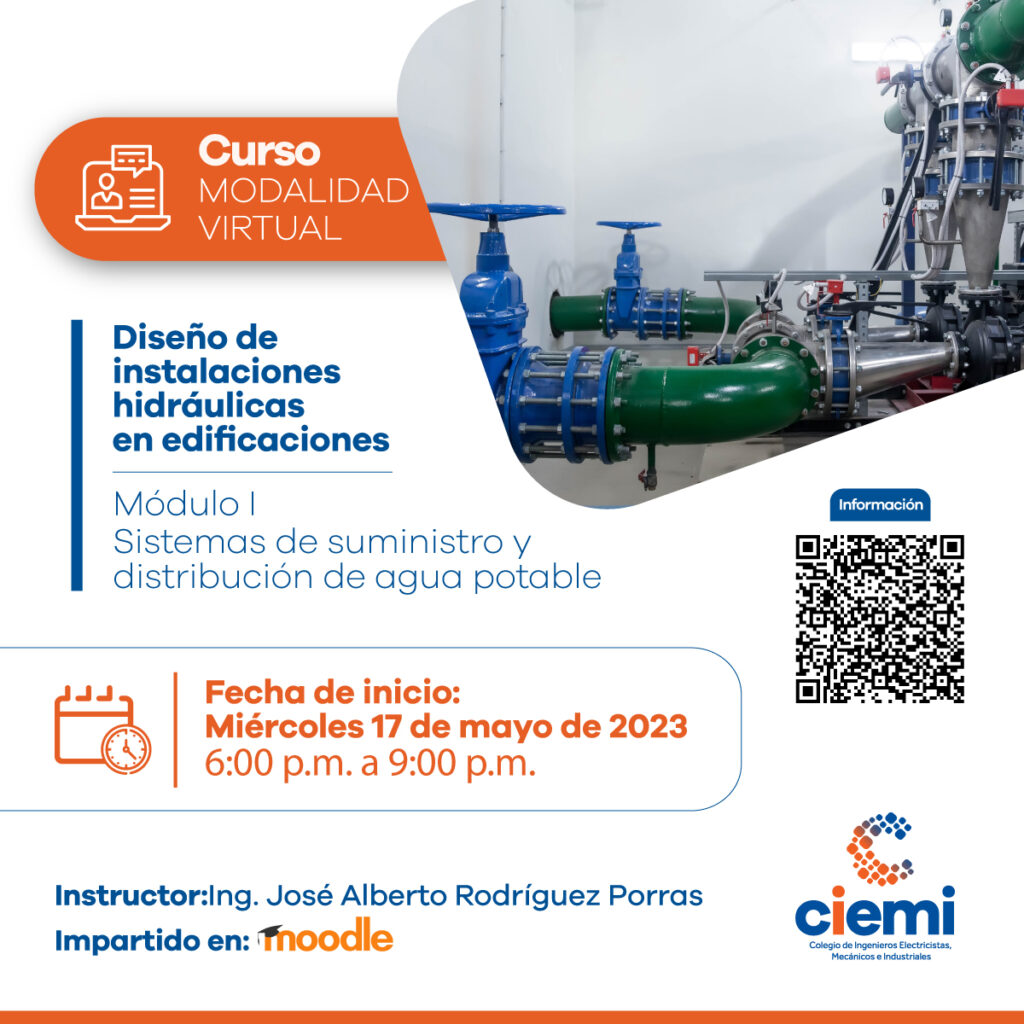 Curso Diseño de instalaciones hidráulicas en edificaciones, módulo I: Sistemas de suministro y ...