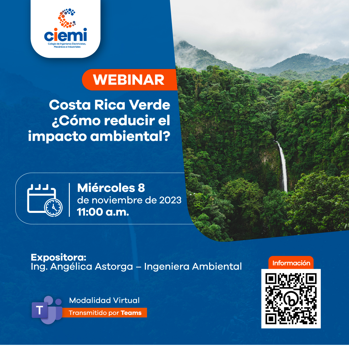 Webinar Costa Rica Verde ¿Cómo reducir el impacto ambiental? - CIEMI