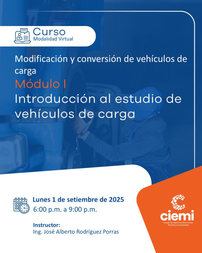 Curso Modificación y conversión de vehículos de carga. Módulo I: Introducción al estudio de ...